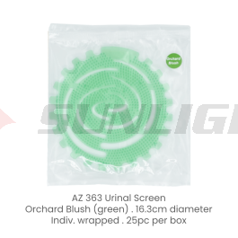 SUNLIGHT AZ 363 URINAL SCREEN ORCHARD BLUSH (GREEN)