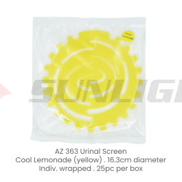 SUNLIGHT AZ 363 URINAL SCREEN COOL LEMON (YELLOW)